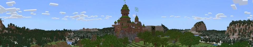 Creeper Castle by Odyssey Builds | CHUNK - Minecraft Bedrock ...
