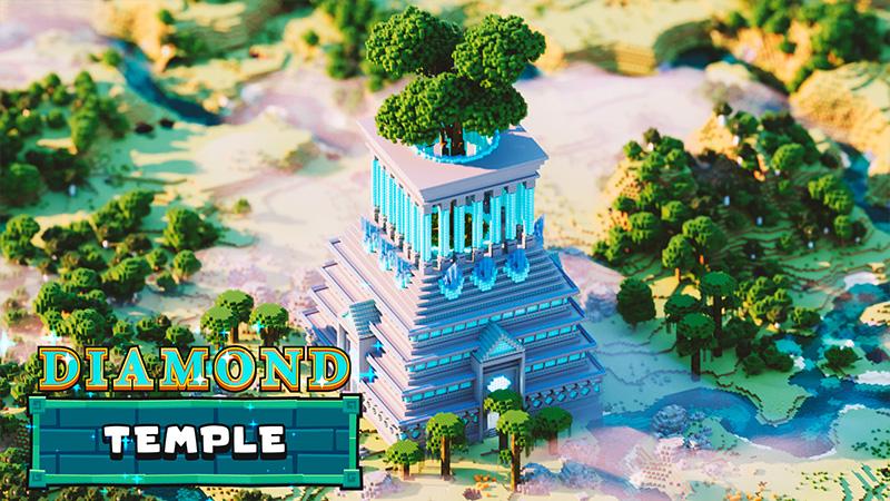 Diamond Temple by Odyssey Builds | CHUNK - Minecraft Bedrock ...