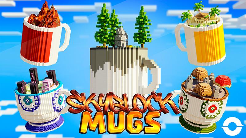 Skyblock Mugs by Odyssey Builds | CHUNK - Minecraft Bedrock Marketplace Explorer
