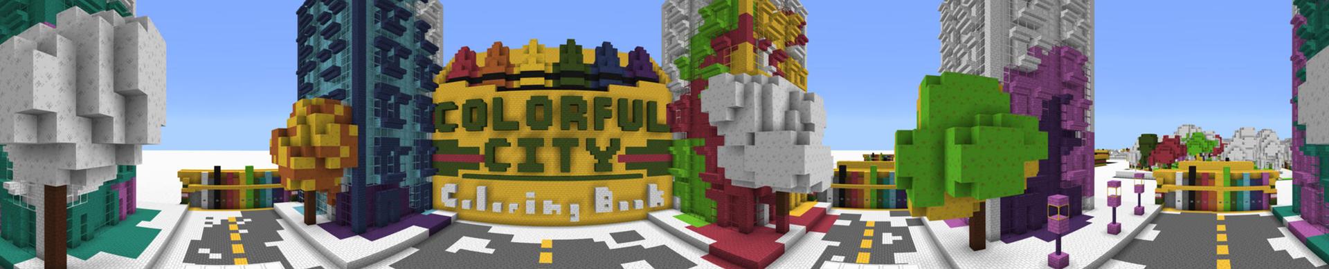 Colorful City Coloring Book by Pathway Studios | Chunk - Minecraft ...