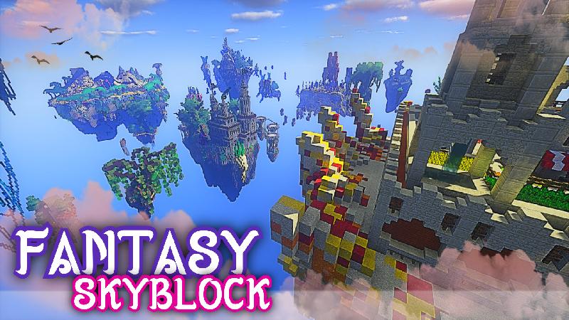 Fantasy Skyblock by Pathway Studios | CHUNK - Minecraft Bedrock ...