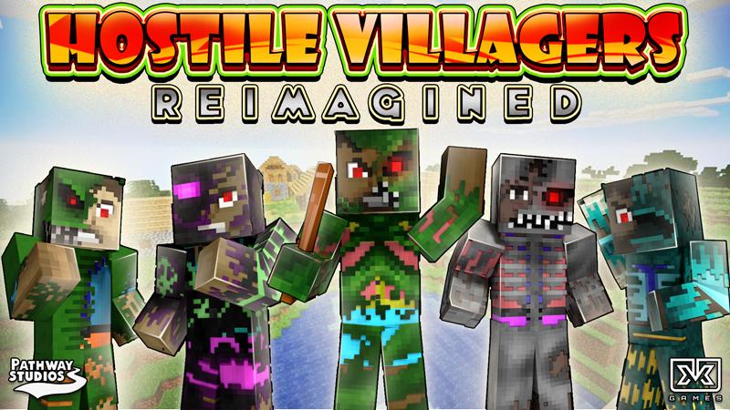Hostile Villagers Reimagined by Pathway Studios | CHUNK - Minecraft Bedrock Marketplace Explorer