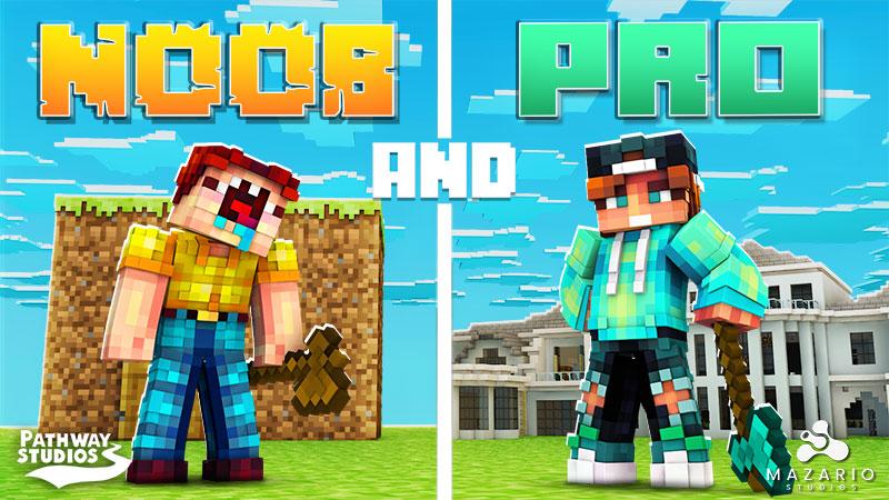Noob and Pro by Pathway Studios | CHUNK - Minecraft Bedrock Marketplace ...