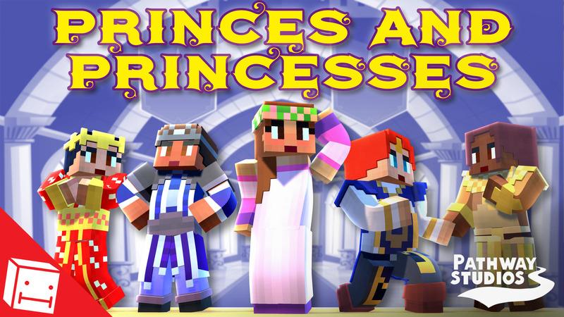 Princes and Princesses by Pathway Studios | CHUNK - Minecraft Bedrock Marketplace Explorer