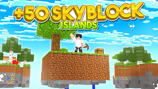 50+ Skyblock Islands de Pickaxe Studios. | CHUNK - Minecraft Bedrock Marketplace Explorer