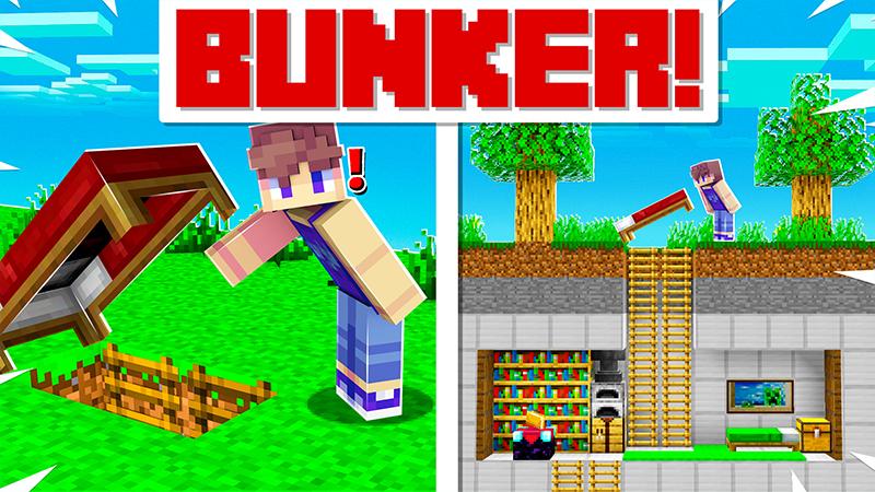 BUNKER! by Pickaxe Studios | CHUNK - Minecraft Bedrock Marketplace Explorer