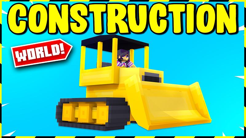 Construction World by Pickaxe Studios | CHUNK - Minecraft Bedrock Marketplace Explorer