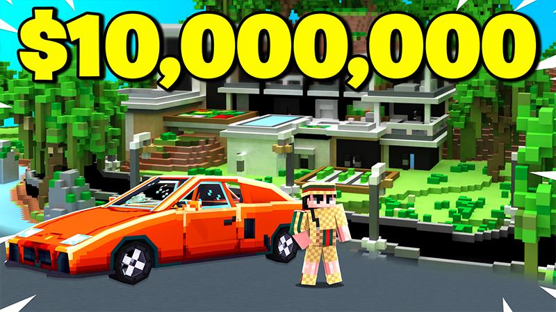 Crypto Millionaire Mansion by Pickaxe Studios | CHUNK - Minecraft Bedrock Marketplace Explorer