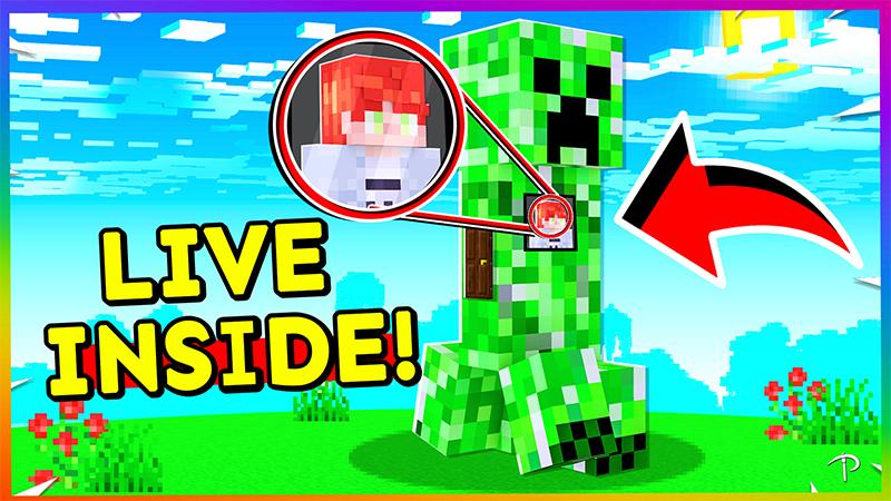 How to LIVE INSIDE A CREEPER! by Pickaxe Studios | CHUNK - Minecraft ...