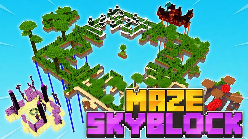 Maze Skyblock by Pickaxe Studios | CHUNK - Minecraft Bedrock ...