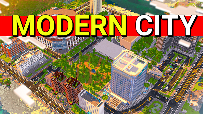MODERN CITY by Pickaxe Studios | CHUNK - Minecraft Bedrock Marketplace ...