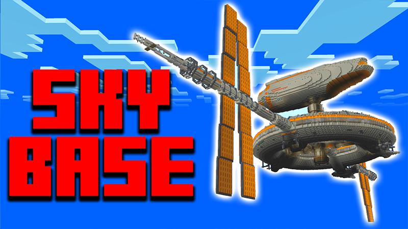SKY BASE by Pickaxe Studios | CHUNK - Minecraft Bedrock Marketplace ...