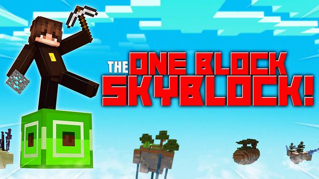 The One Block Skyblock by Pickaxe Studios | CHUNK - Minecraft Bedrock ...