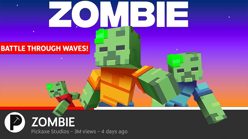 ZOMBIE by Pickaxe Studios | CHUNK - Minecraft Bedrock Marketplace Explorer
