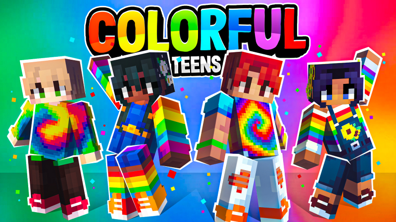 Colorful Teens by Pixel Smile Studios | CHUNK - Minecraft Bedrock ...