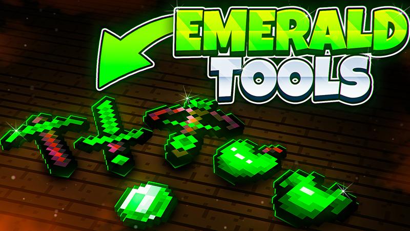 Emerald Tools by Pixel Smile Studios | CHUNK - Minecraft Bedrock Marketplace Explorer