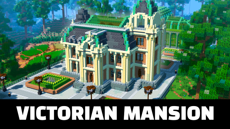 Victorian Mansion by Pixel Smile Studios | CHUNK - Minecraft Bedrock ...