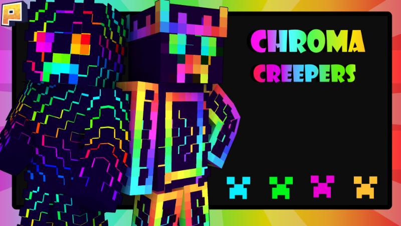 Chroma Creepers by Pixelationz Studios | CHUNK - Minecraft Bedrock Marketplace Explorer