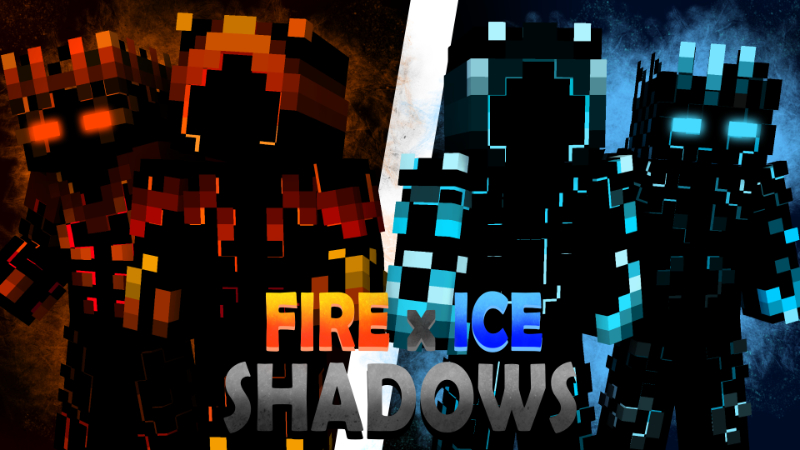 Fire x Ice Shadows by Pixelationz Studios | CHUNK - Minecraft Bedrock Marketplace Explorer