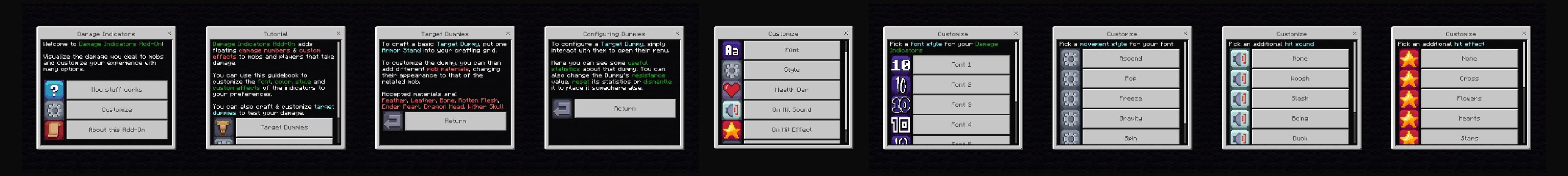 DAMAGE INDICATORS Add-On by Pixelbiester | CHUNK - Minecraft Bedrock ...