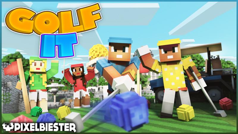 Golf it! by Pixelbiester | CHUNK - Minecraft Bedrock Marketplace Explorer