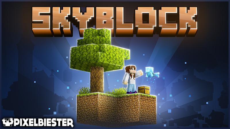 Skyblock by Pixelbiester | CHUNK - Minecraft Bedrock Marketplace Explorer