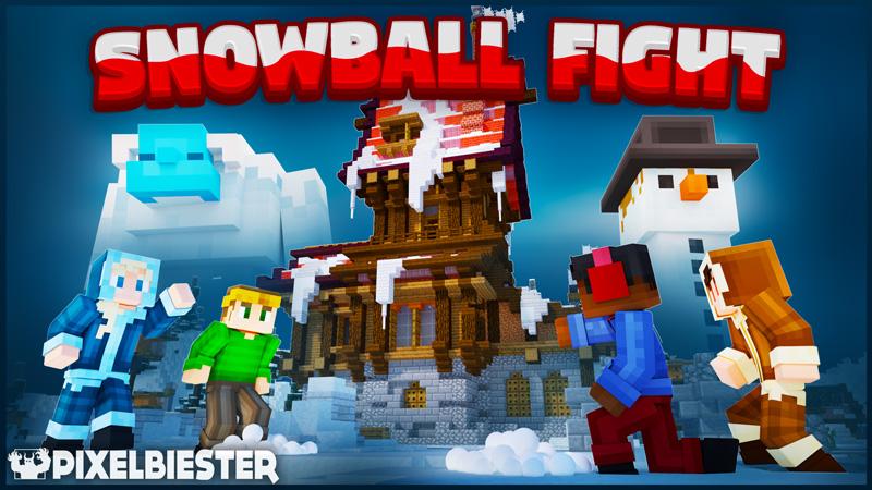 Snowball Fight by Pixelbiester | CHUNK - Minecraft Bedrock Marketplace ...