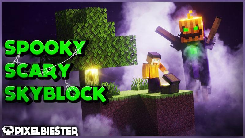 Spooky Scary Skyblock by Pixelbiester | Chunk - Minecraft Bedrock ...