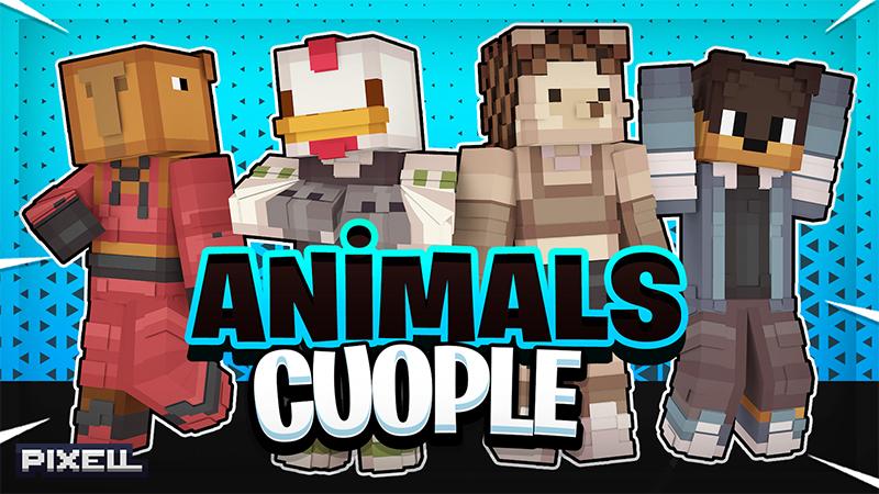 Animals Couple by Pixell Studio | CHUNK - Minecraft Bedrock Marketplace ...