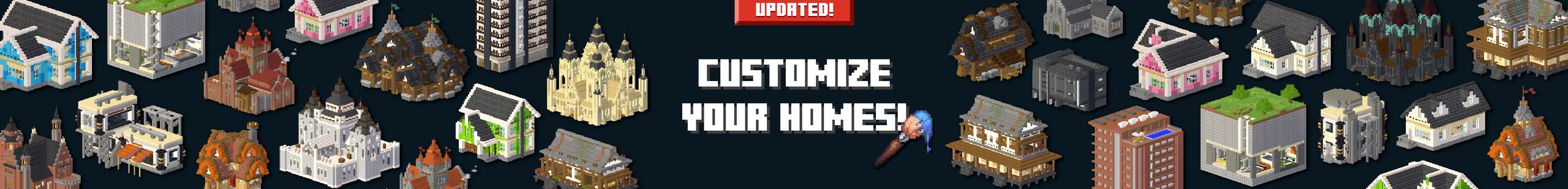 Craftable Houses Add-On by Pixell Studio | CHUNK - Minecraft Bedrock ...