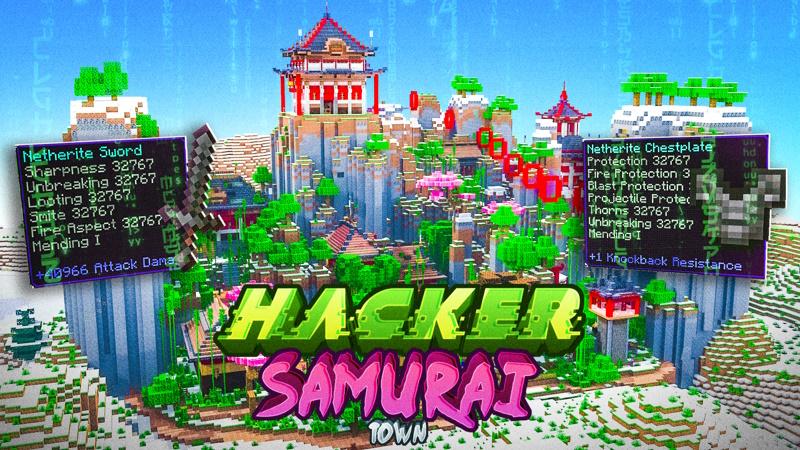 Hacker Samurai Town by Pixell Studio | CHUNK - Minecraft Bedrock ...
