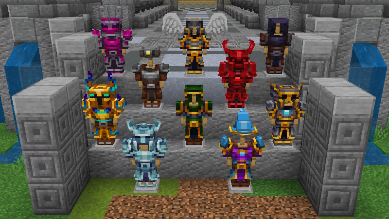 Weapons & Armors Add-on by Pixell Studio | CHUNK - Minecraft Bedrock ...