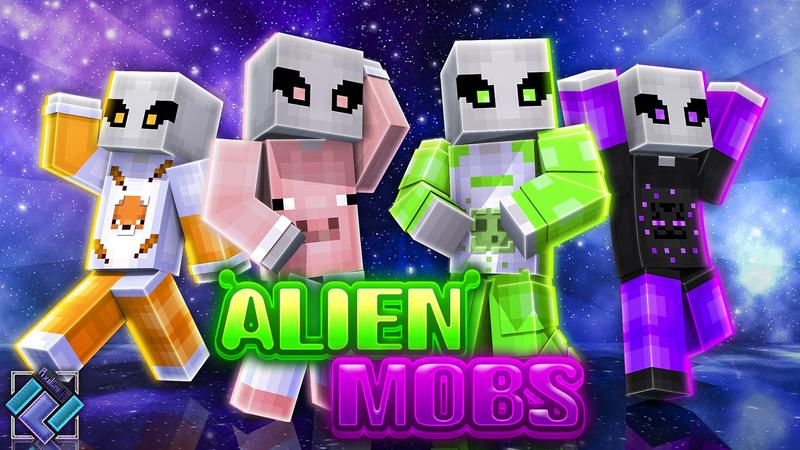 Alien Mobs by PixelOneUp | CHUNK - Minecraft Bedrock Marketplace Explorer