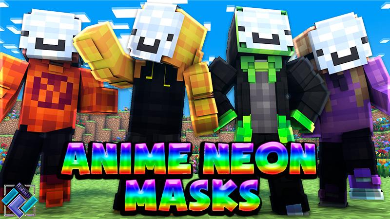 Anime Neon Masks by PixelOneUp | CHUNK - Minecraft Bedrock Marketplace ...