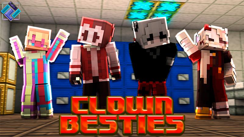 Clown Besties by PixelOneUp | CHUNK - Minecraft Bedrock Marketplace ...