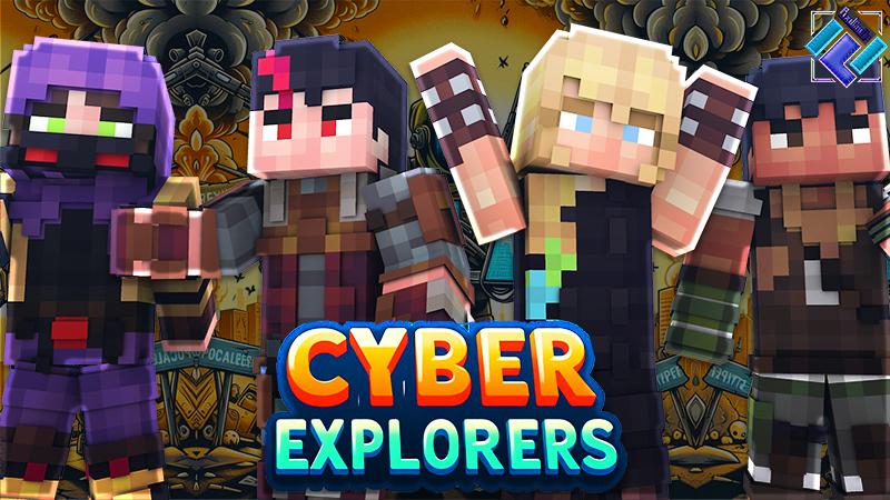 Cyber Explorers by PixelOneUp | CHUNK - Minecraft Bedrock Marketplace Explorer