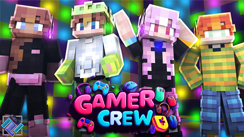 Gamer Crew by PixelOneUp | CHUNK - Minecraft Bedrock Marketplace Explorer