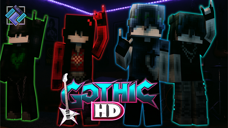 Gothic HD by PixelOneUp | CHUNK - Minecraft Bedrock Marketplace Explorer