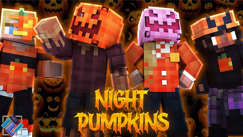 Night Pumpkins by PixelOneUp | CHUNK - Minecraft Bedrock Marketplace Explorer