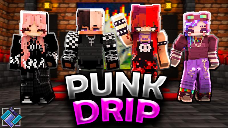 Punk Drip by PixelOneUp | CHUNK - Minecraft Bedrock Marketplace Explorer