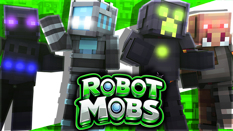 Robot Mobs by PixelOneUp | CHUNK - Minecraft Bedrock Marketplace Explorer