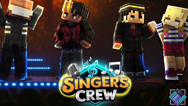Singers Crew by PixelOneUp | CHUNK - Minecraft Bedrock Marketplace Explorer
