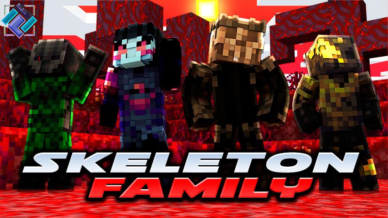 Skeleton Family by PixelOneUp | CHUNK - Minecraft Bedrock Marketplace ...