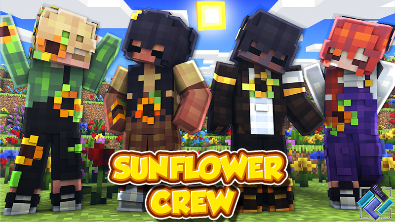 Sunflower Crew by PixelOneUp | CHUNK - Minecraft Bedrock Marketplace ...