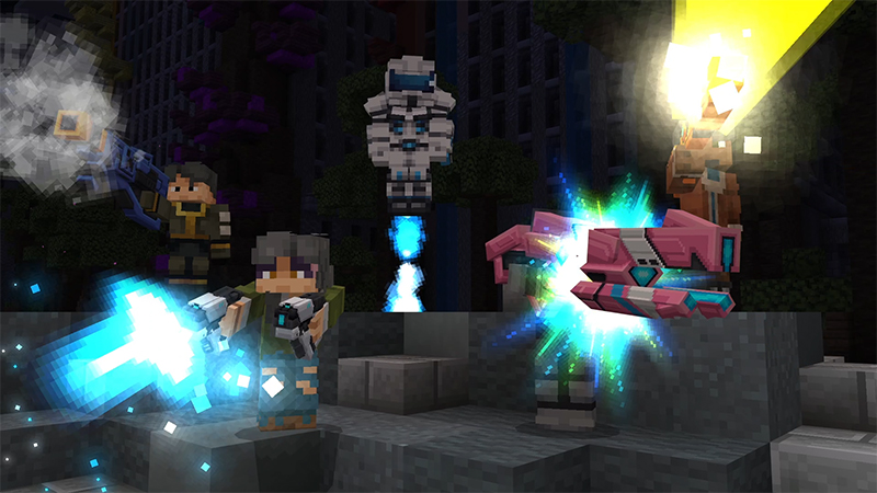 BLASTERS Add-On by Pixelusion | CHUNK - Minecraft Bedrock Marketplace ...