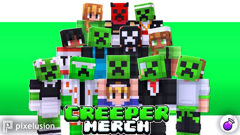 Creeper Merch by Pixelusion | CHUNK - Minecraft Bedrock Marketplace ...