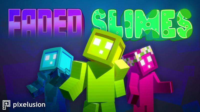 Faded Slimes by Pixelusion | CHUNK - Minecraft Bedrock Marketplace Explorer