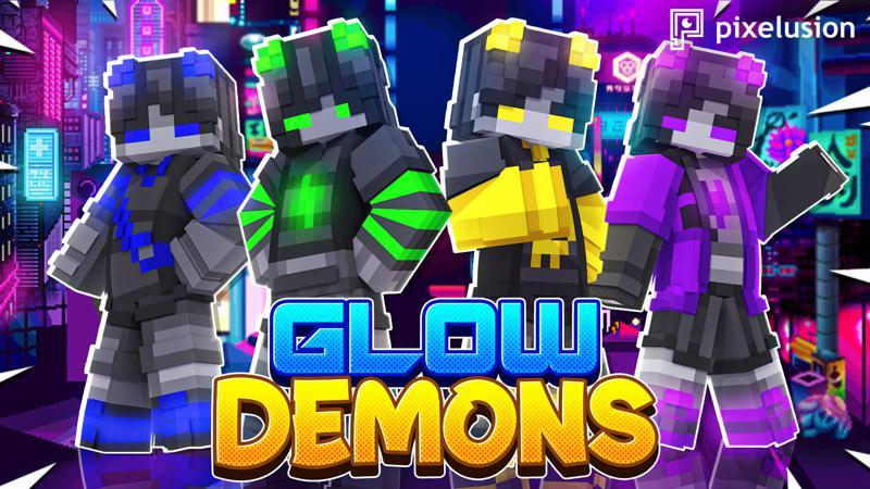 Glow Demons by Pixelusion | CHUNK - Minecraft Bedrock Marketplace Explorer