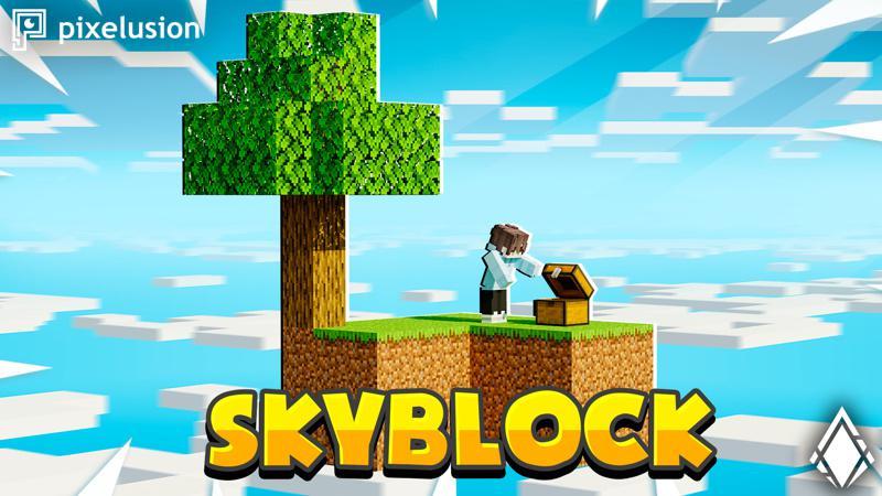 Skyblock by Pixelusion | CHUNK - Minecraft Bedrock Marketplace Explorer