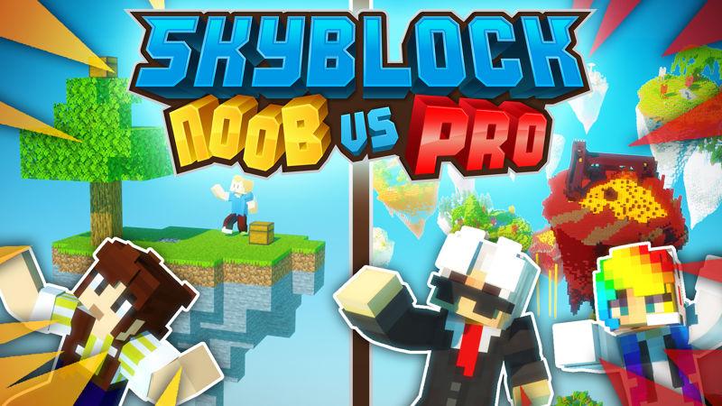 Skyblock Noob Vs Pro By Pixelusion Chunk Minecraft Bedrock